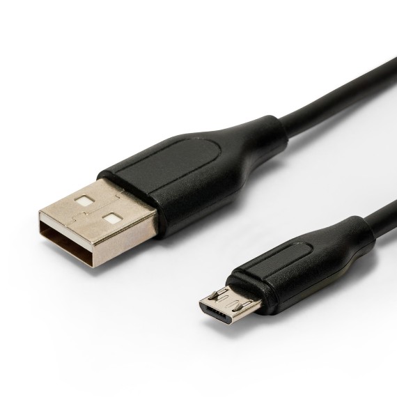 Cable micro USB / USB, 2 metros, negro