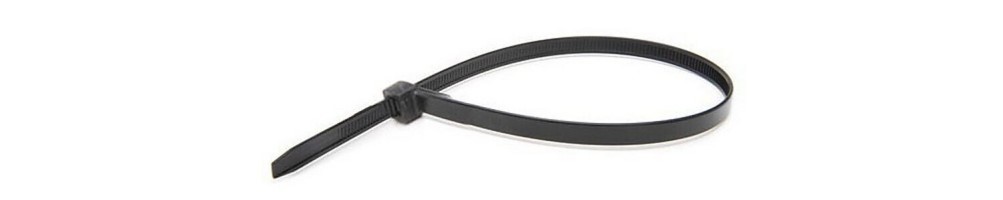Lazos de nylon negro